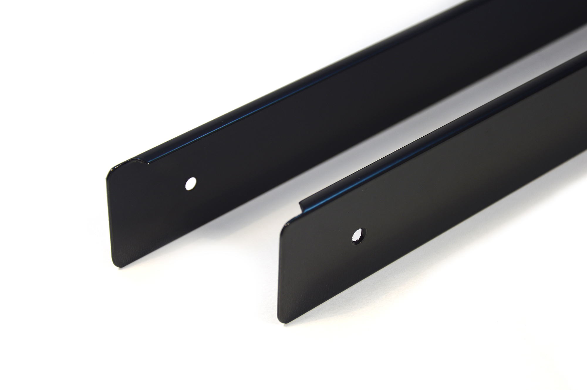 Endeleiste R+L Winkelleisten Seiteleiste Küche Arbeitsplatte Schwarz ...